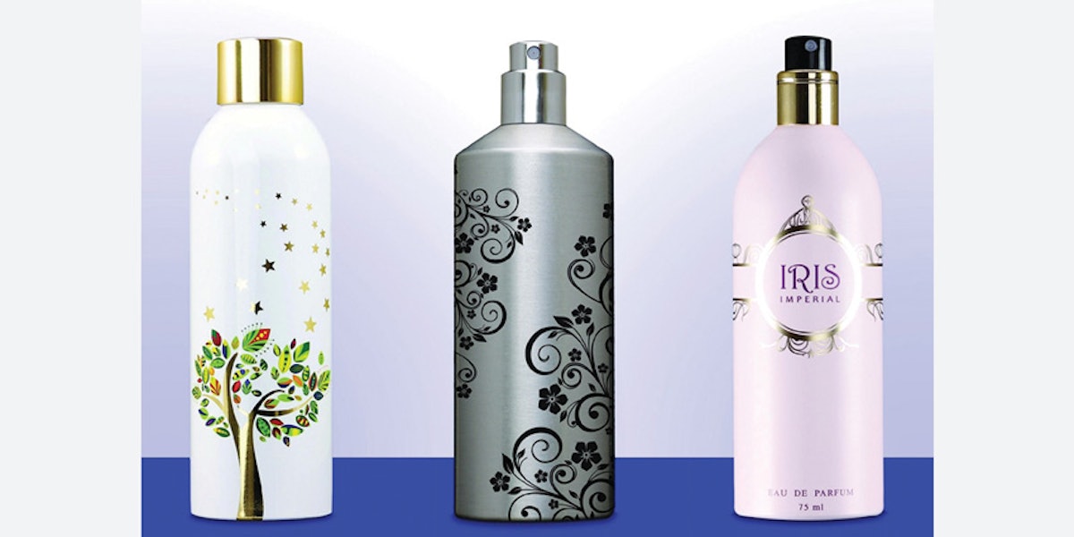 Envases Aluminum Fragrance Bottles from ABA Packaging | Global Cosmetic ...