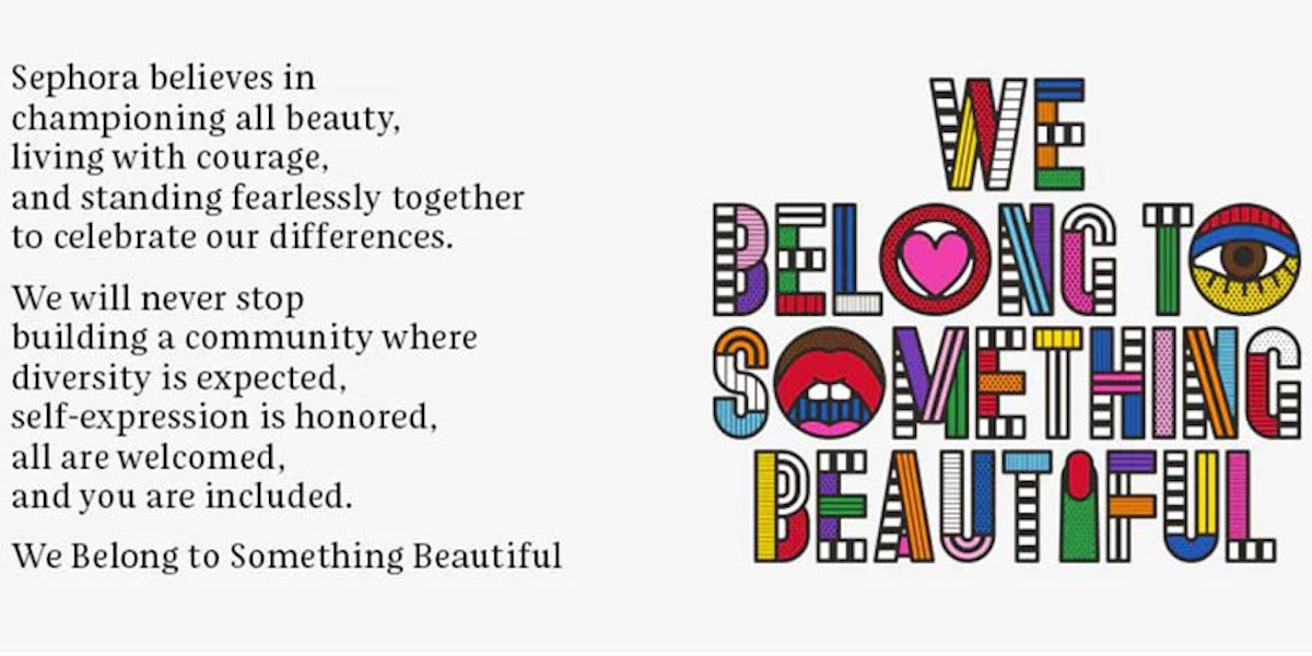 Sephora Commits to Inclusivity with Platform, Manifesto | Global ...