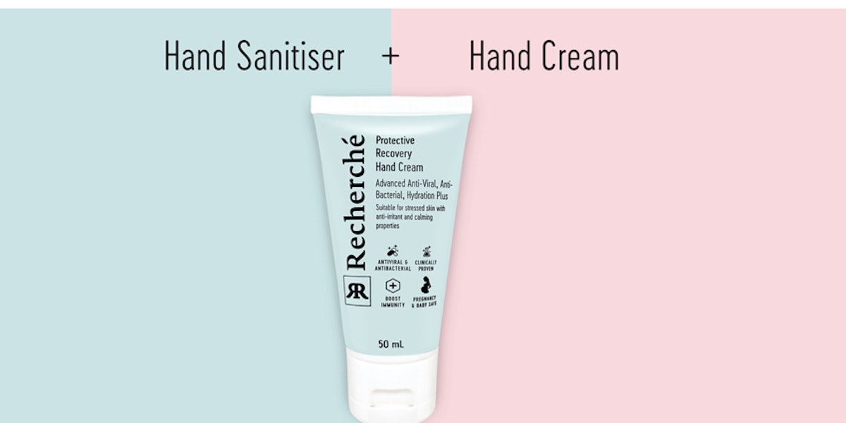 Sanitizing Hand Cream by Recherché | Global Cosmetic Industry
