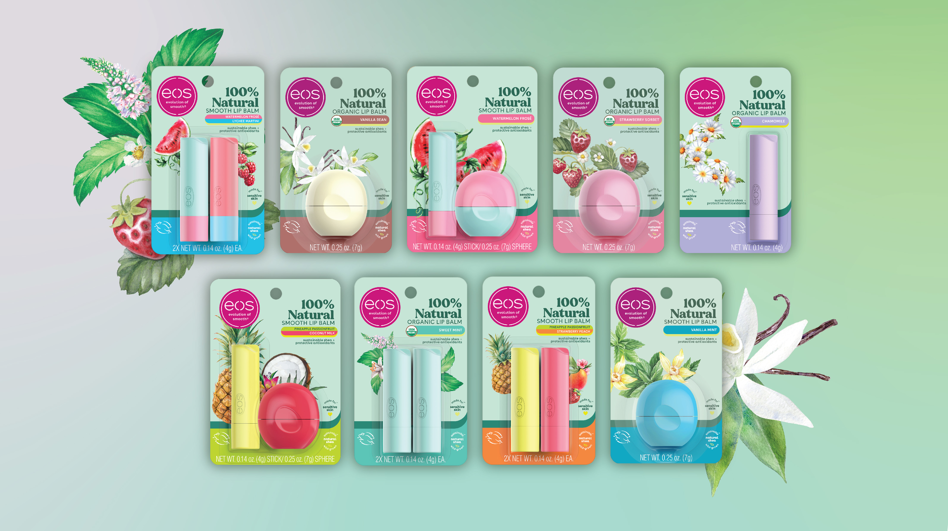 Eos Lipstick EOS Lip Balm In New Flavors