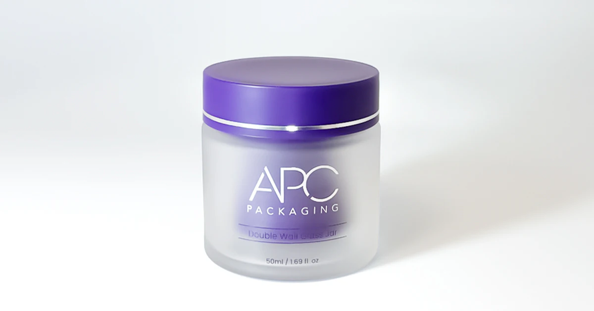 APC Packaging Debuts Double Wall Glass Jar | Global Cosmetic Industry