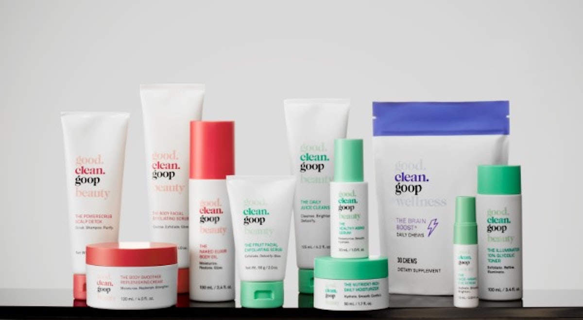 Goop Debuts good.clean.goop Line to Democratize 'Clean Beauty' | Global ...